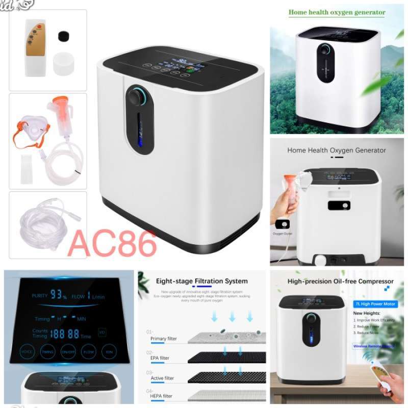 Jual Ready Stock Oxygen Concentrator/alat Bantu Pernafasan/oksigen ...