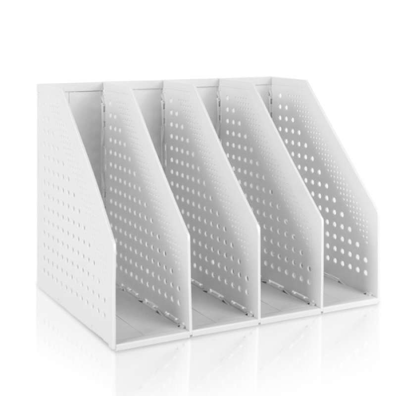 Jual Deli Magazine Container / Rak Buku / File Tray Plastik 4 Sekat ...