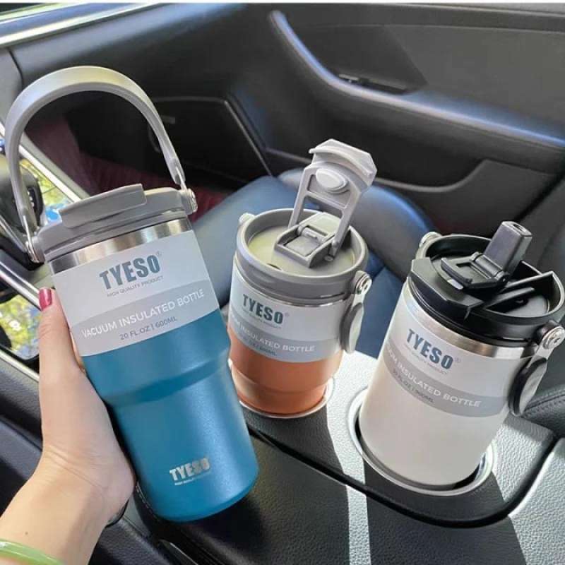 Promo Tumbler Tyeso Handle 2in1 100% Original Botol Minum High Quality ...