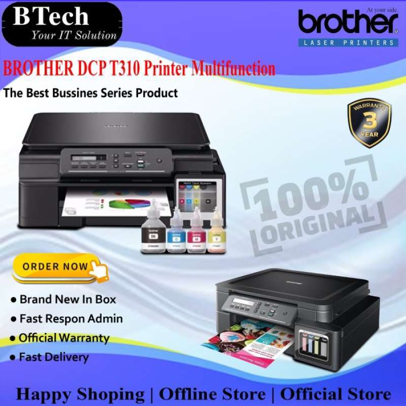 Promo Brother Dcp-t310 Inkjet Printer Multifungsi Diskon 23% Di Seller ...