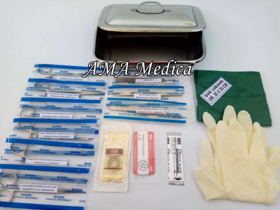 Promo Minor Set Alat Bedah Intrumen Operasi Kecil Sirkumsisi Khitan ...