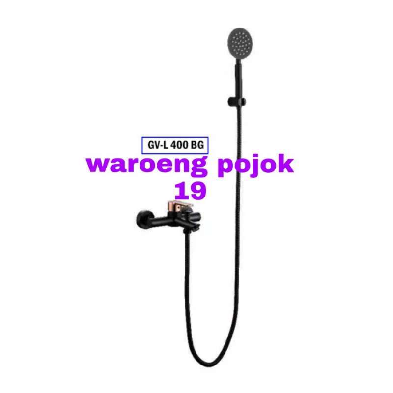 Promo Kran Shower Panas Dingin/kran Shower Mixer Hitam Giovanni-300bg ...