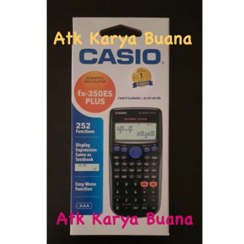 Promo CASIO SCIENTIFIC CALCULATOR FX 350 ES PLUS Diskon 23% di Seller ...