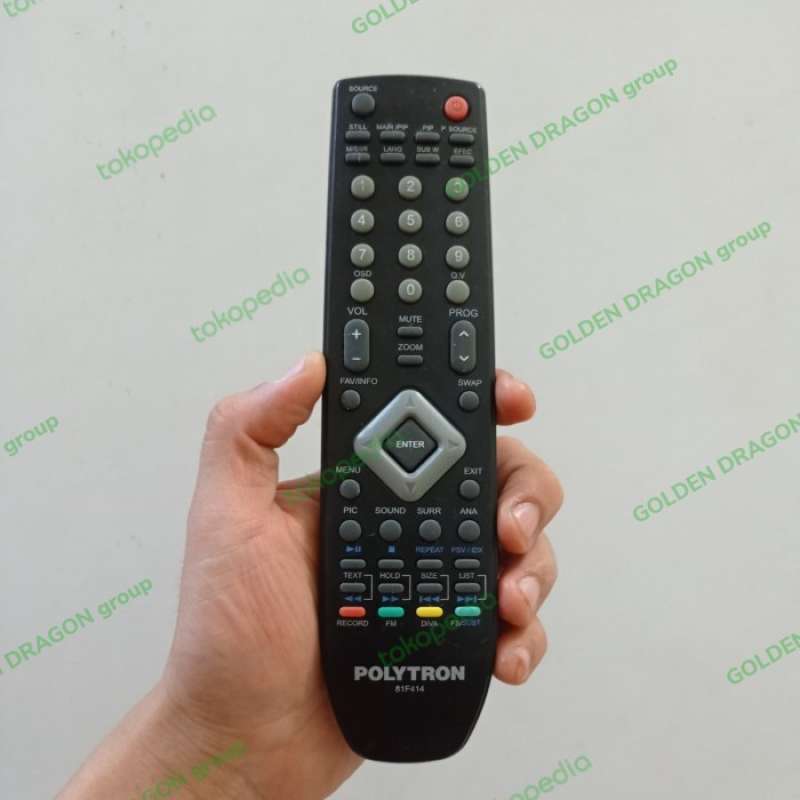 Jual Remote TV Original Polytron 81F414 di Seller Retail Indo Global ...