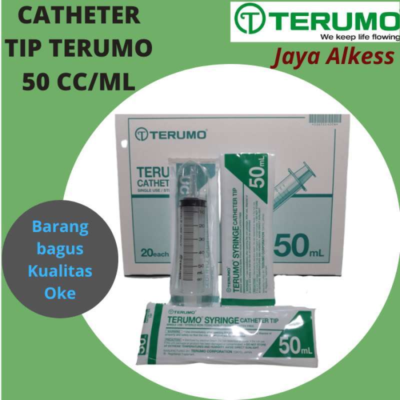 Jual Catheter Tip 50cc Terumo / Terumo Syringe 50 Cc / Spuit 50ml Di ...