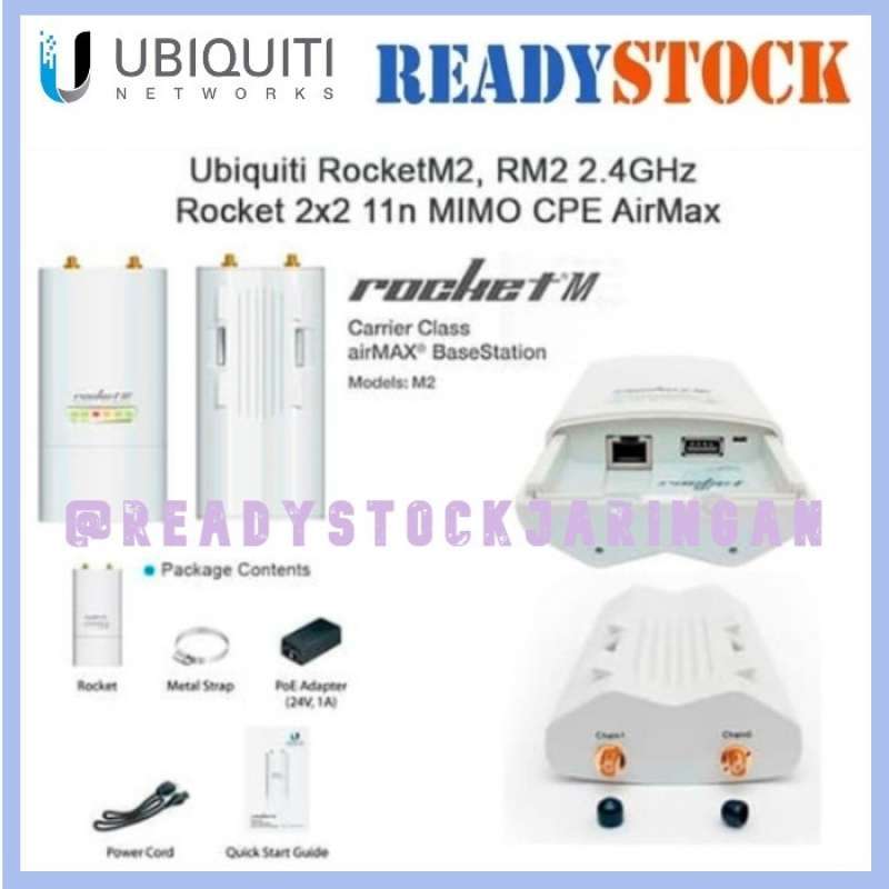 Promo Ubiquiti Rocket M2 Airmax 2ghz Diskon 23% Di Seller Minao Store ...