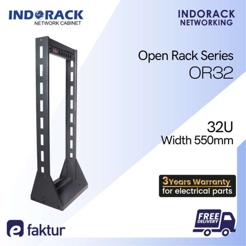 Promo Indorack Open Rack 32U Rack Server 19 OR32 Rak Server Modem ...