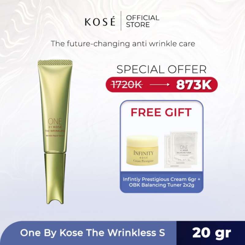 Promo One By Kose The Wrinkless S 20g Diskon 23% Di Seller Vulva Store ...