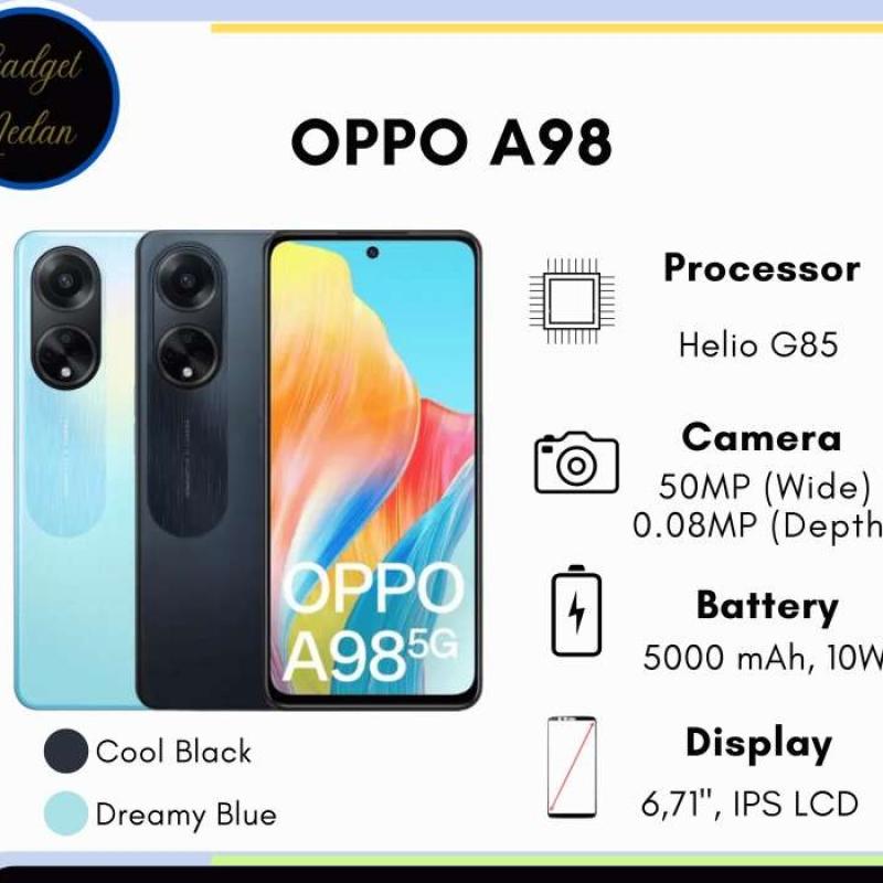 Jual Oppo A98 5g Ram 8gb/256gb Garansi Resmi Nasional Di Seller Gadget ...