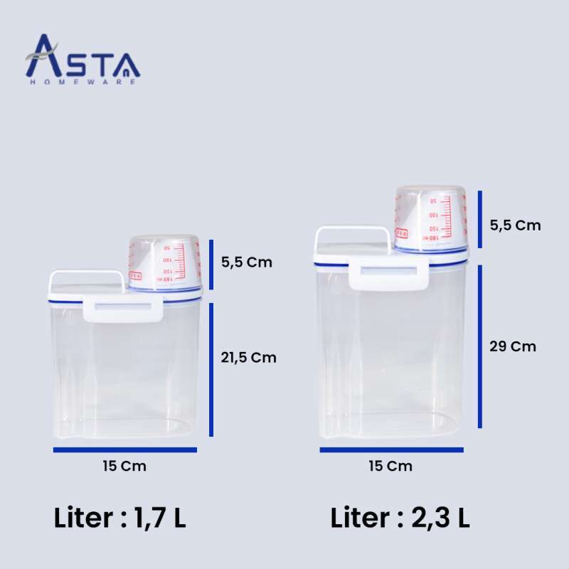 Promo ASTA Homeware Toples Penyimpanan Makanan / Kontainer Makanan ...