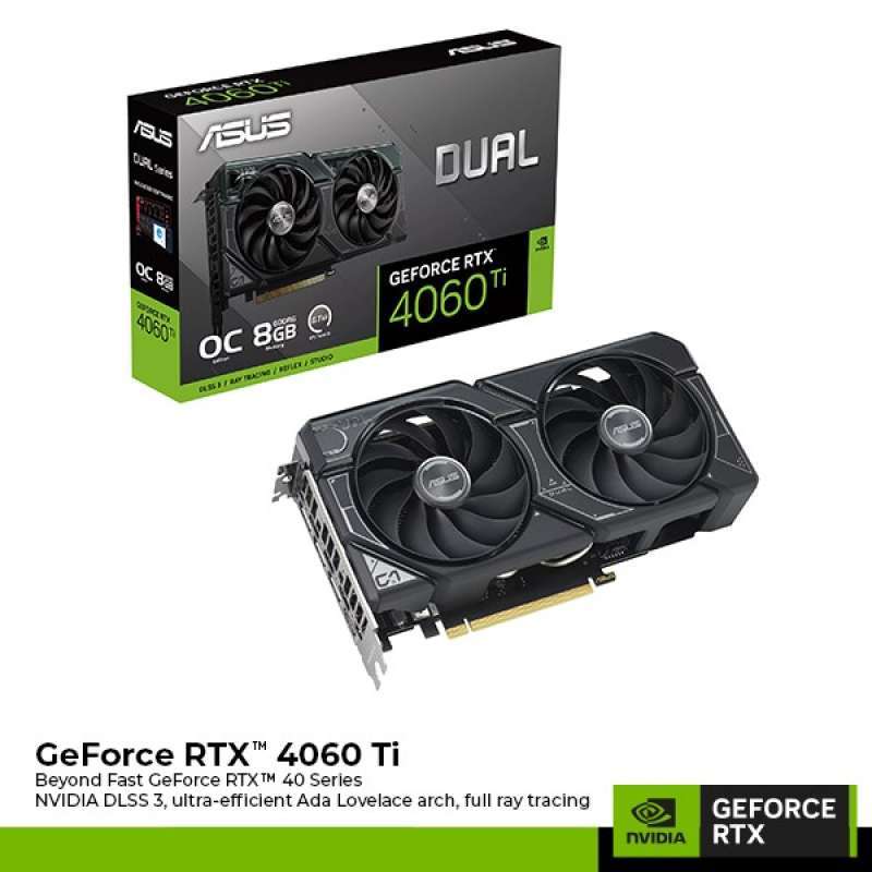 Promo VGA Card ASUS Dual GeForce RTX 4060 Ti OC Edition 8GB GDDR6 ...