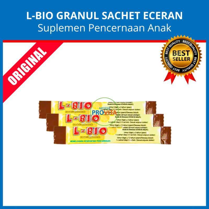 Jual L-bio Sachet - L Bio Suplemen Pencernaan Anak / Probiotik Diare ...