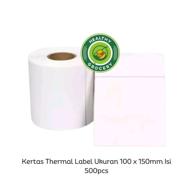 Jual Kertas Thermal Label Ukuran 100 x 150mm Isi 500pcs di Seller ...