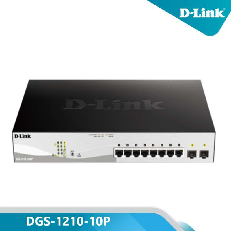 Jual D-Link DGS-1210-10P 8-port Gigabit Smart Managed PoE Switch ...