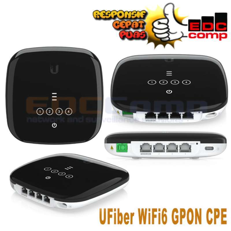 Jual Ubiquiti UF-WiFi6 Gpon Router |UFiber WiFi 6 GPON CPE ONU ONT di ...