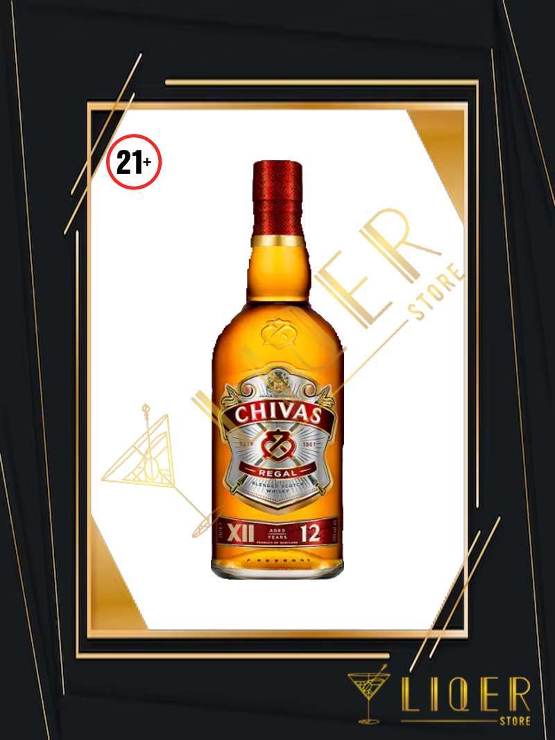 Jual Chivas Regal 12 Years Blended Scotch Whisky Botol Kaca 700ml Di ...