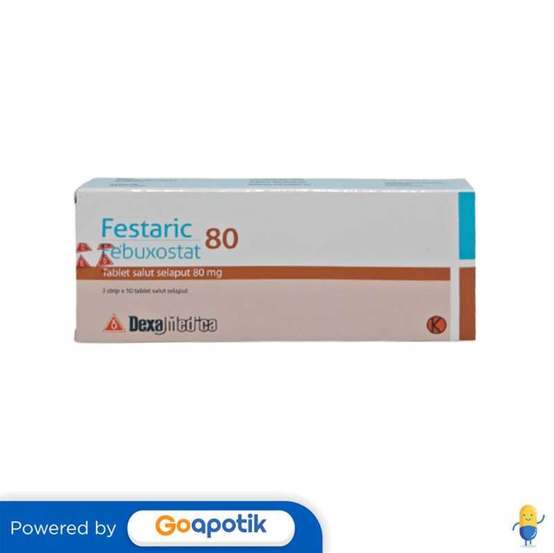 Jual Festaric 80 Mg Box 30 Tablet Di Seller Apotek Istana Sehat ...