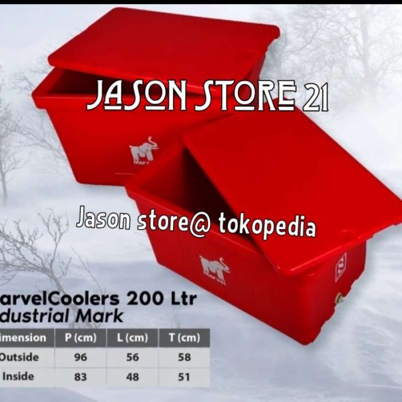 Jual Cooler Box Marvel 200 Liter/Cooler Box Besar Marvel 200 Liter ...
