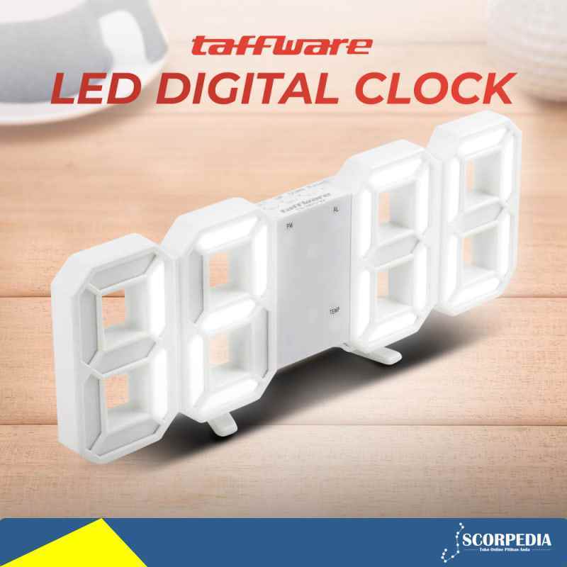 Jual Jam Digital Clock Meja LED Light Minimalis di Seller Scorpedia ...
