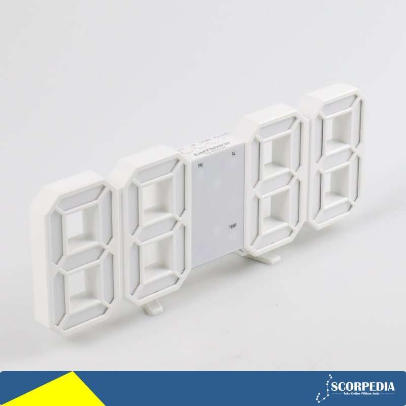 Jual Jam Digital Clock Meja LED Light Minimalis di Seller Scorpedia ...