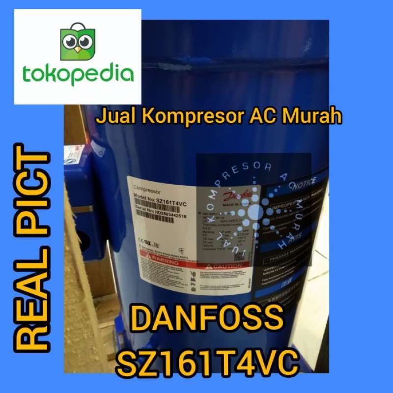 Promo Kompresor AC Danfoss SZ161T4VC / Compressor Danfoss SZ161 / R407C ...