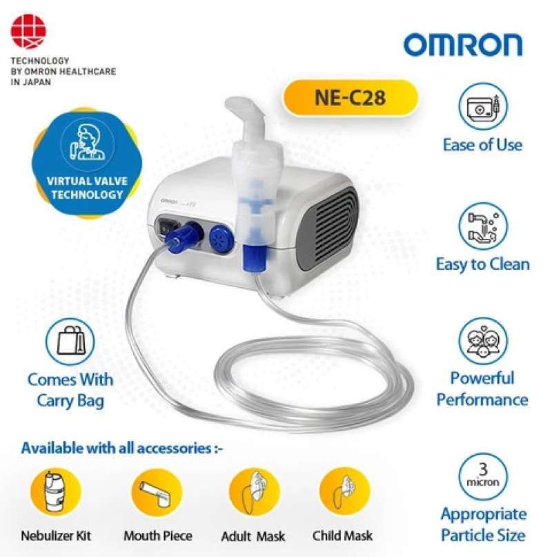 Promo Omron NE-C28 CompAir Compressor Nebulizer Diskon 23% di Seller ...