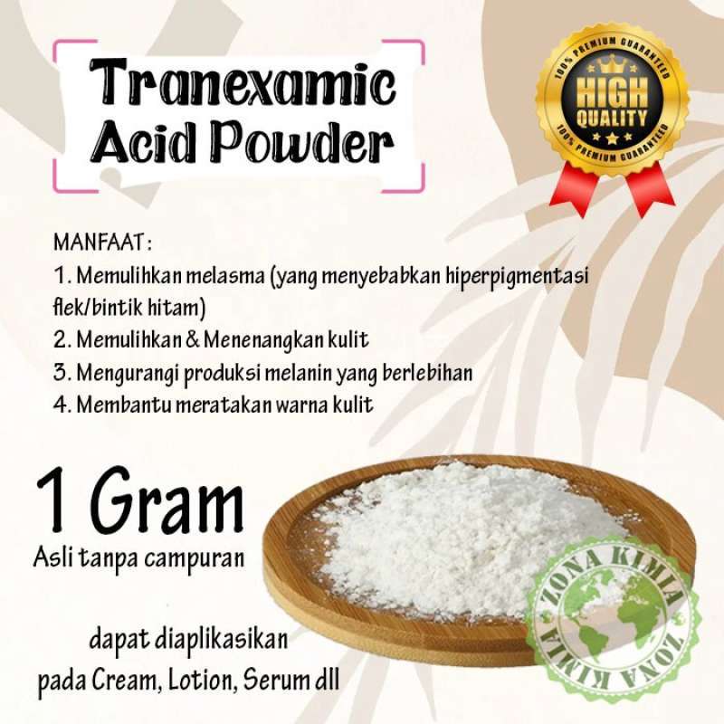 Jual Tranexamic Acid Powder 1 Gram Bubuk Asam Tranexamic Original Di ...