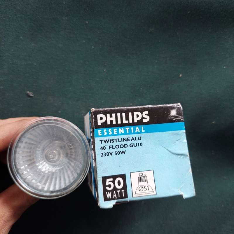 Promo philips twistline alu 230v 50w / philips essential 50w Diskon 23% ...