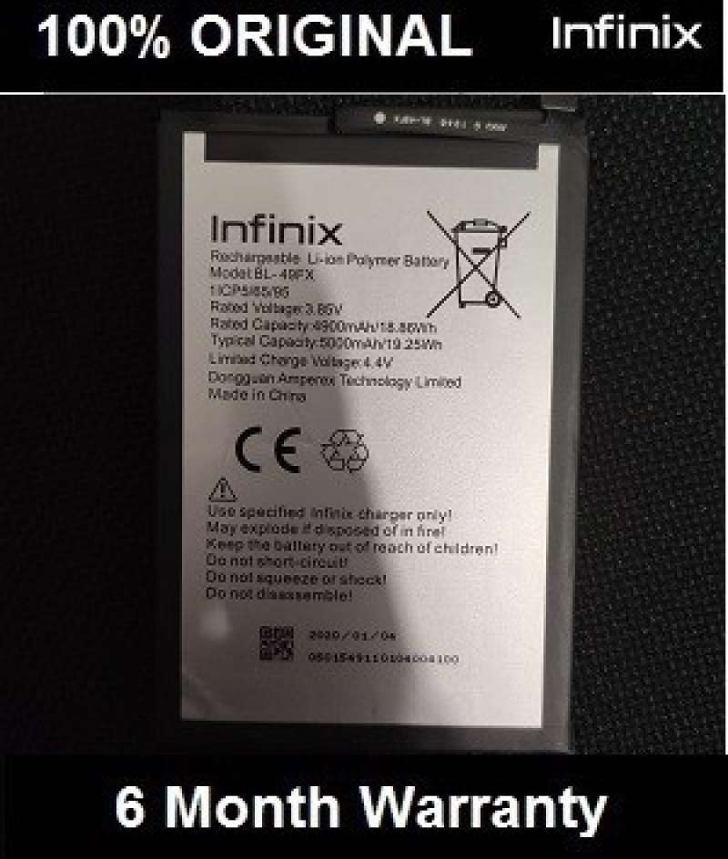 Jual INFINIX Battery Hot 8 X650 X650C Smart 5 X657 X657c BL-49FX ...