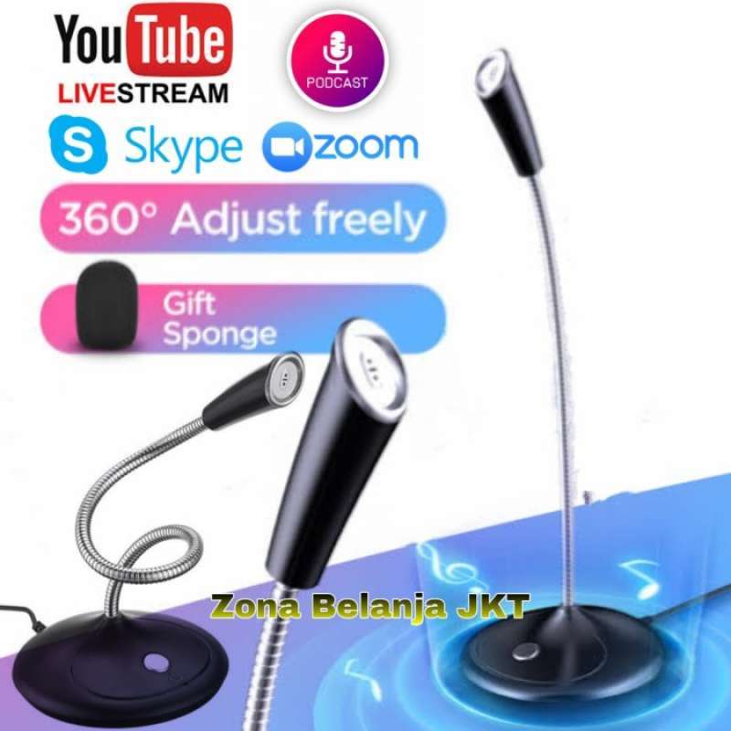 Promo Mic Condenser Omnidirectional Desktop Recording Laptop Hp Diskon ...