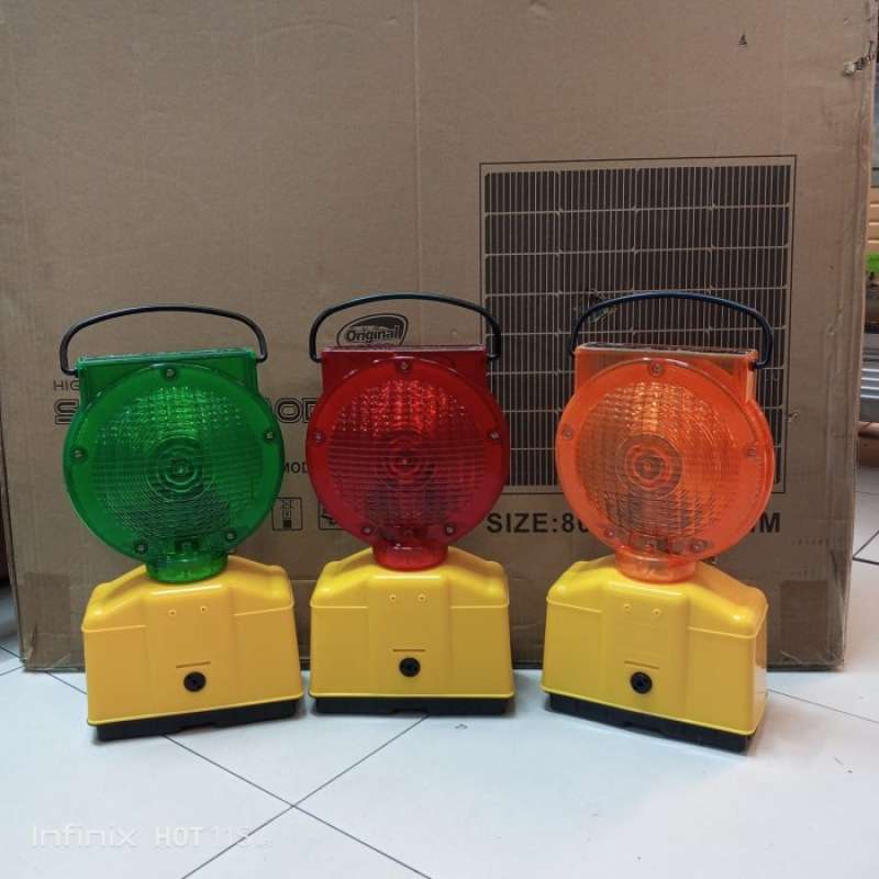 Promo Lampu Tongkang | Warning Light Sollar Cell | Lampu Emergency ...