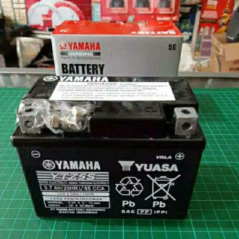 Jual Accu,aki Kering Yuasa Ytz5s Ori Atau Original Yamaha Mio Soul,vixion,m Di Seller Edumart ...