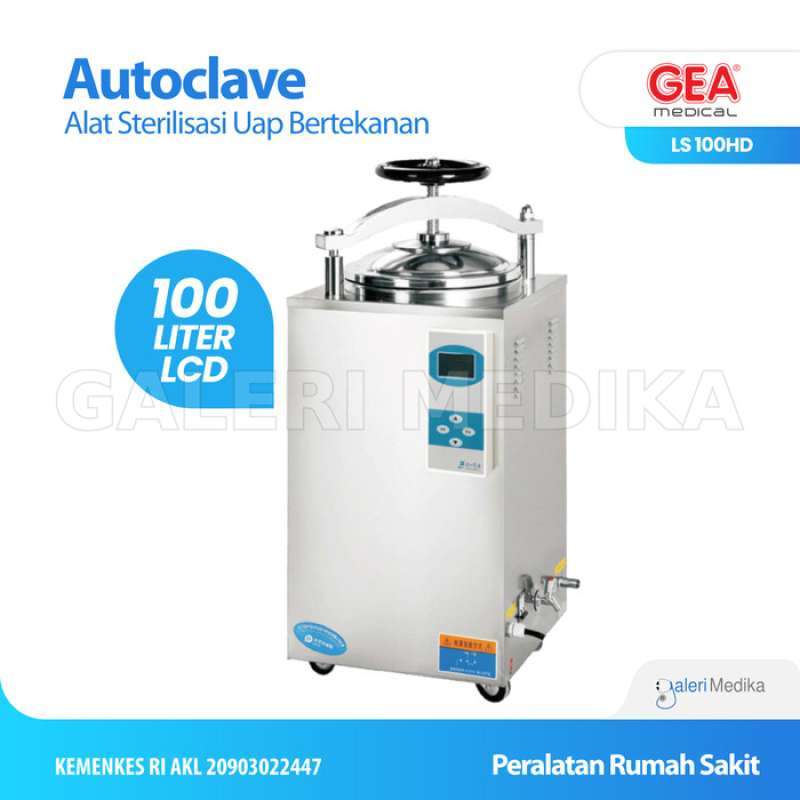 Promo Autoclave GEA 100 Liter LCD - Pressure Steam Sterilizer GEA LS-100HD Diskon 33% di Seller ...