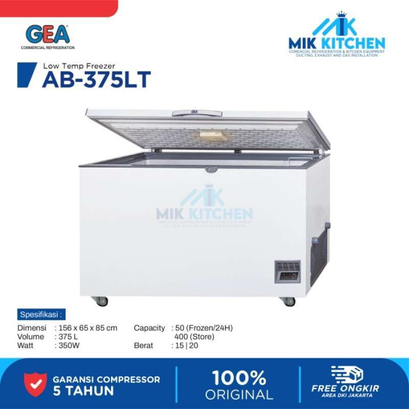 Promo Chest Freezer AB-375-LT Freezer Pembeku Low Temp / Pembeku Daging ...
