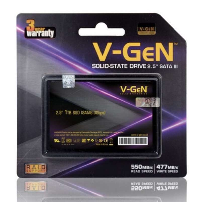 Jual SSD V-GEN 1TB SATA3 / SSD Internal VGEN 1TB di Seller Proton Technology - Proton ITC - Kota ...