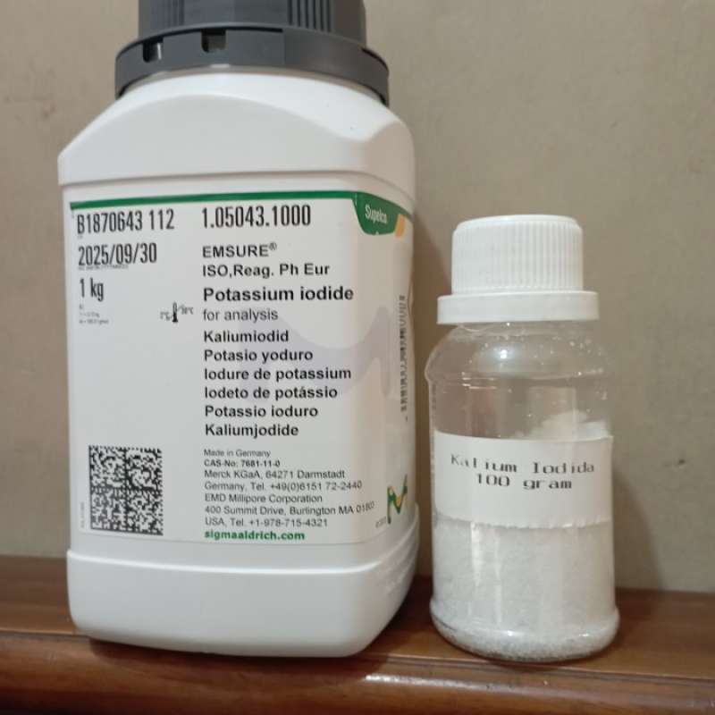 Promo Potassium Iodide Kalium Iodida 50gram Merck Supelco Diskon 23% Di Seller Indah Medica ...
