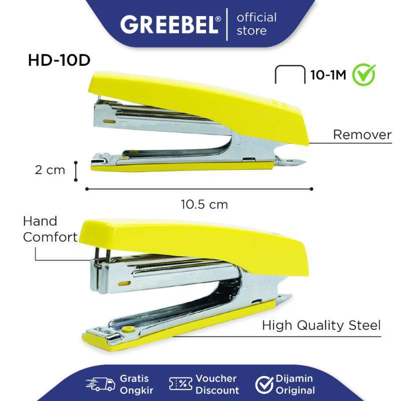 Promo Greebel Stapler Hd-10d/staples/cekrekan /jegrekan/stepler ...