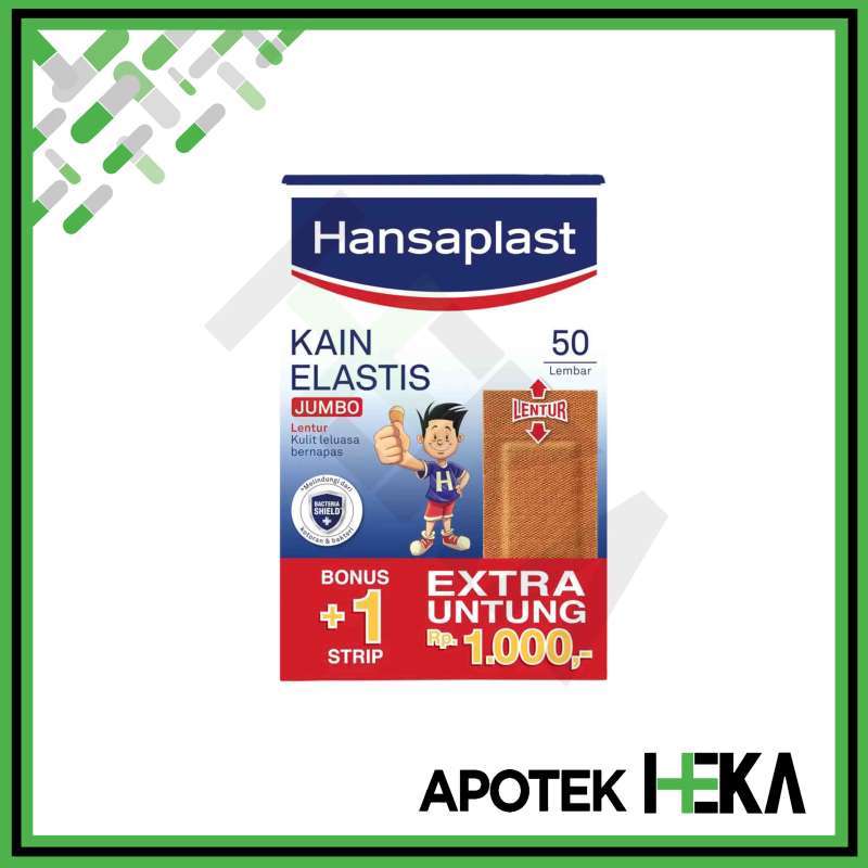 Jual Hansaplast Jumbo Box Isi 50 Lembar - Plester Luka Di Seller Apotek Heka Semarang Official ...