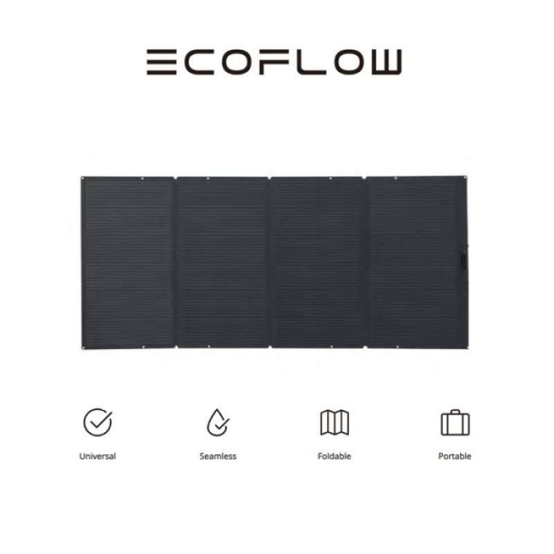 Promo Ecoflow Solar Panel 400w Portable Panel Surya Lipat Camping Tahan ...