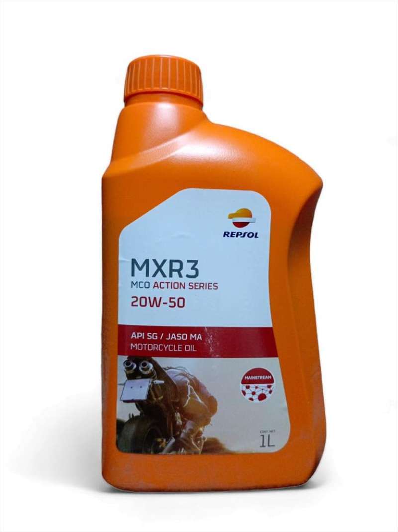 Jual Oli Mesin Motor Bebek Sport Repsol MXR3 20W-50 4T Jaso MA 1 Liter ...