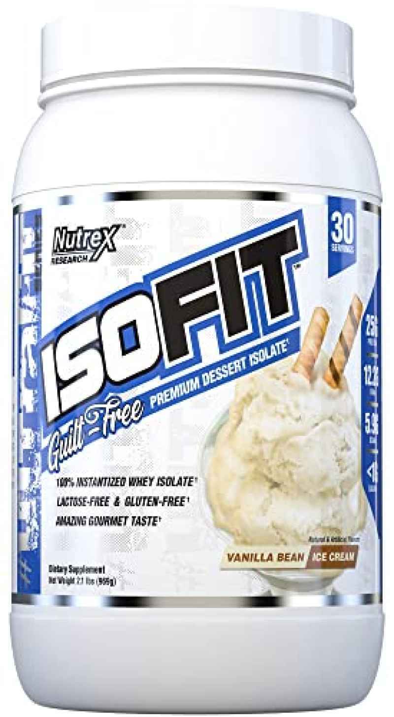 Promo Nutrex Research IsoFit | Whey Protein Powder Instantized 100% ...