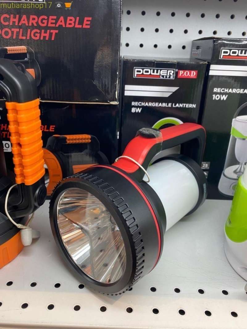 Promo Krisbow Powerlite Senter Led Rechargeable Dengan Lentera 7w ...