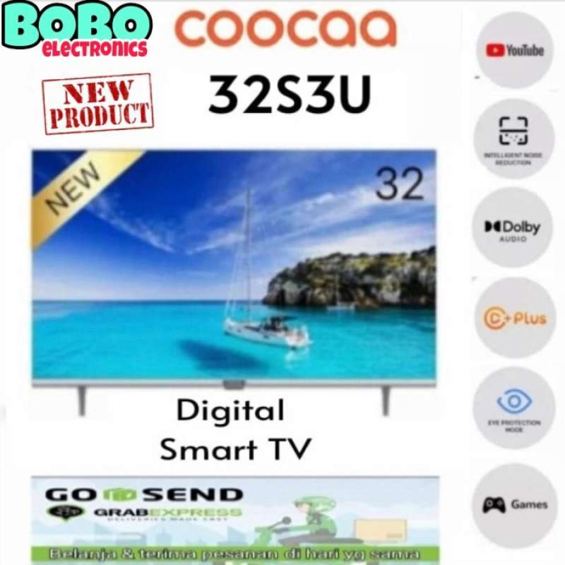Promo COOCAA LED TV 32S3U-32 INCH SMART DIGITAL YOUTUBE GARANSI RESMI ...