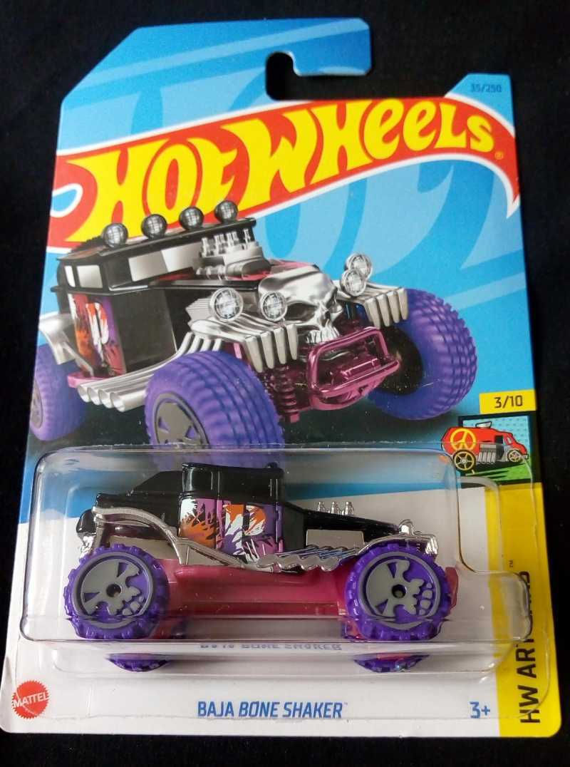 Jual Hot Wheels - Baja Bone Shaker Hw Art Cars Purple Di Seller ...