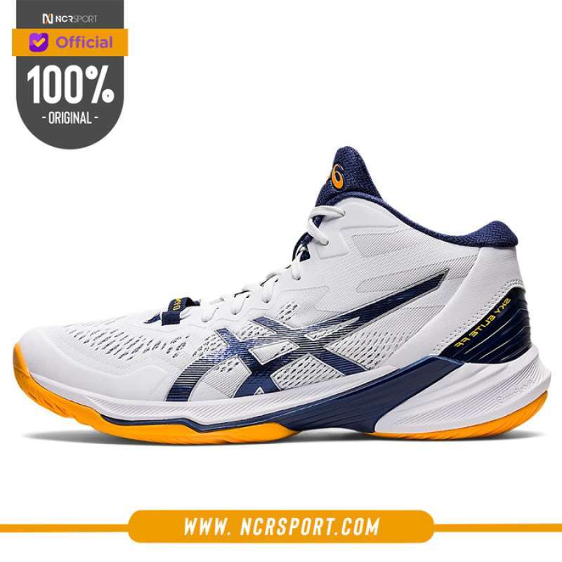 Jual Sepatu Volley Asics sky elite ff mt 2 white original di Seller ...