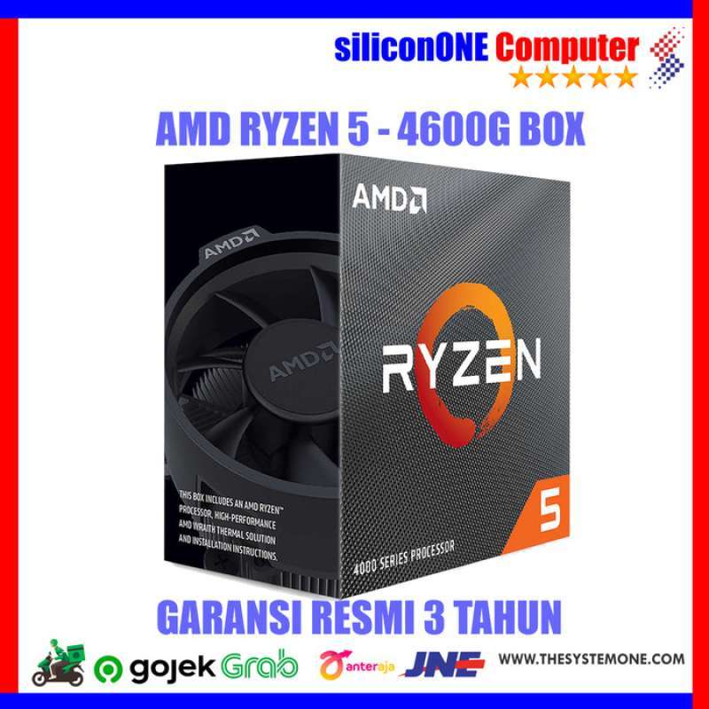 Promo AMD Processor RYZEN 5 4600G BOX with COOLER Diskon 33% di Seller ...