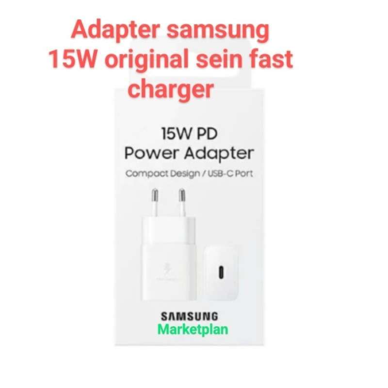 Jual SAMSUNG ADAPTER 15W ORIGINAL RESMI BUAT GALAXY A14 5G FAST CHARGER ...