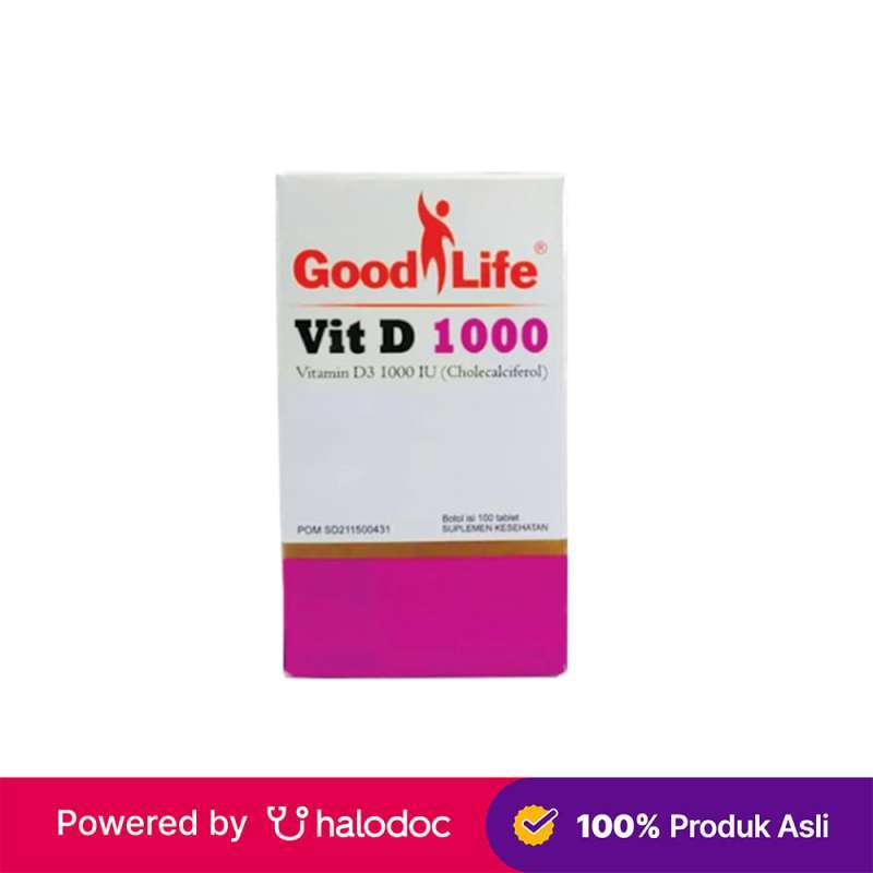 Jual Good Life Vit D 1000 100 Tablet di Seller Apotek TBS Bandung ...