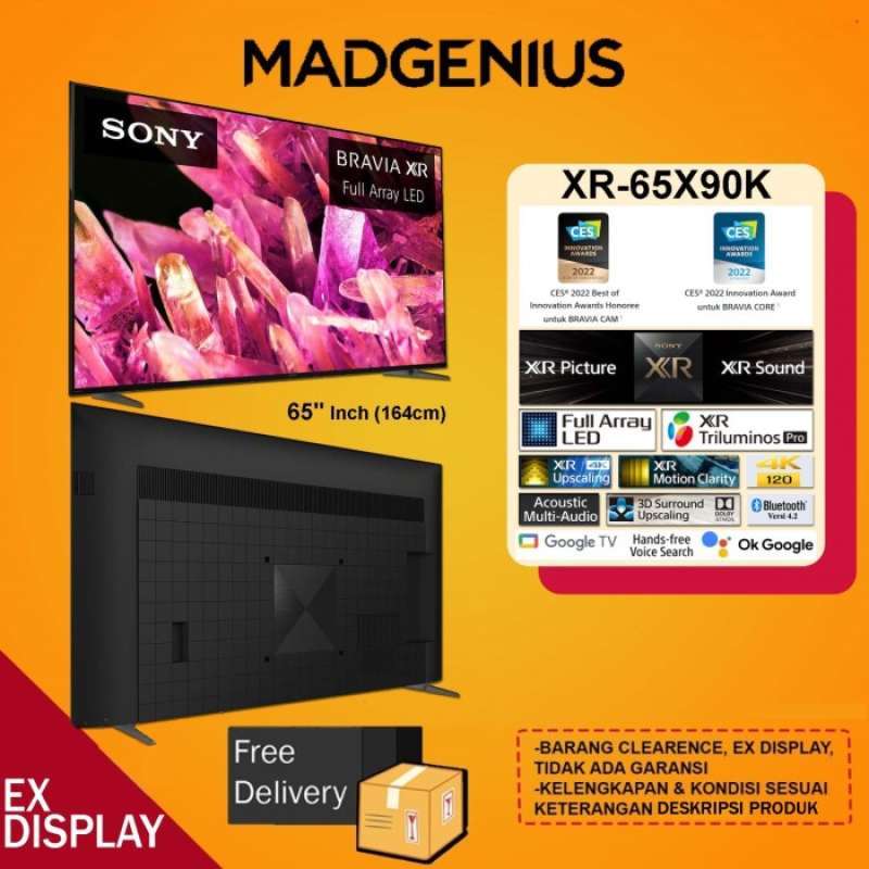 Promo SONY XR-65X90K / XR 65X90K LED Full Array 4K HDR Google TV ...