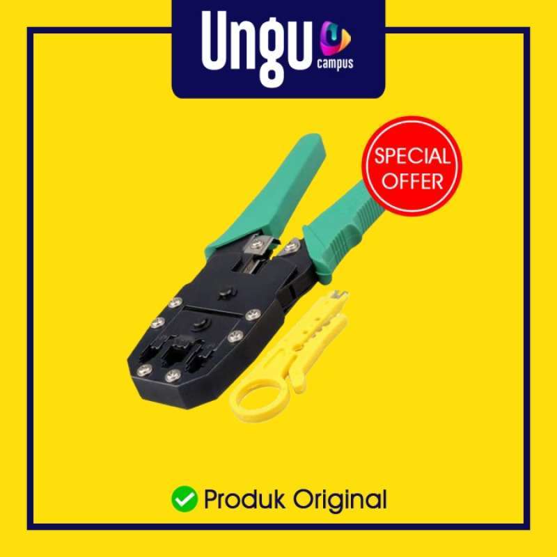 Jual Tang Crimping 3 Lobang Rj45 . Crimping Tool 3 Hole Di Seller Ungu ...